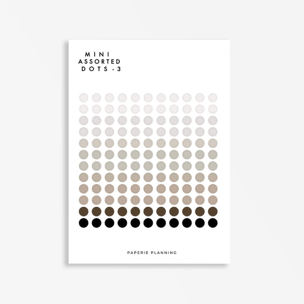 Mini Assorted Dots - 3 – Paperie Planning